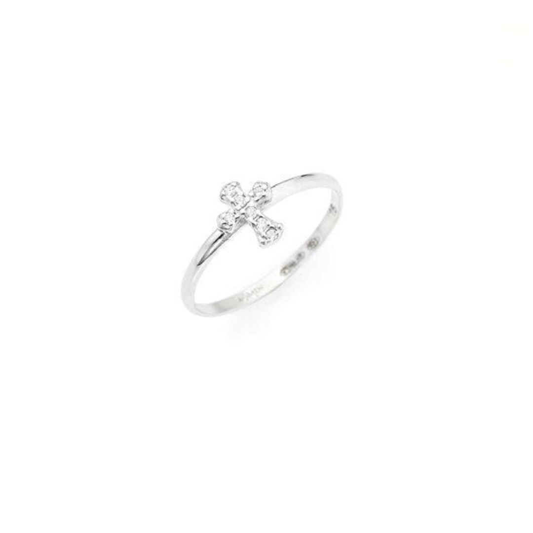 Amen Cross Ring 925 Sterling Silver With Zirconia, Elegant Jewel From ...