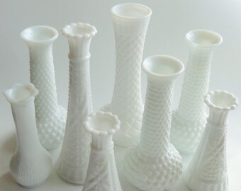 Vintage milk glass | Etsy