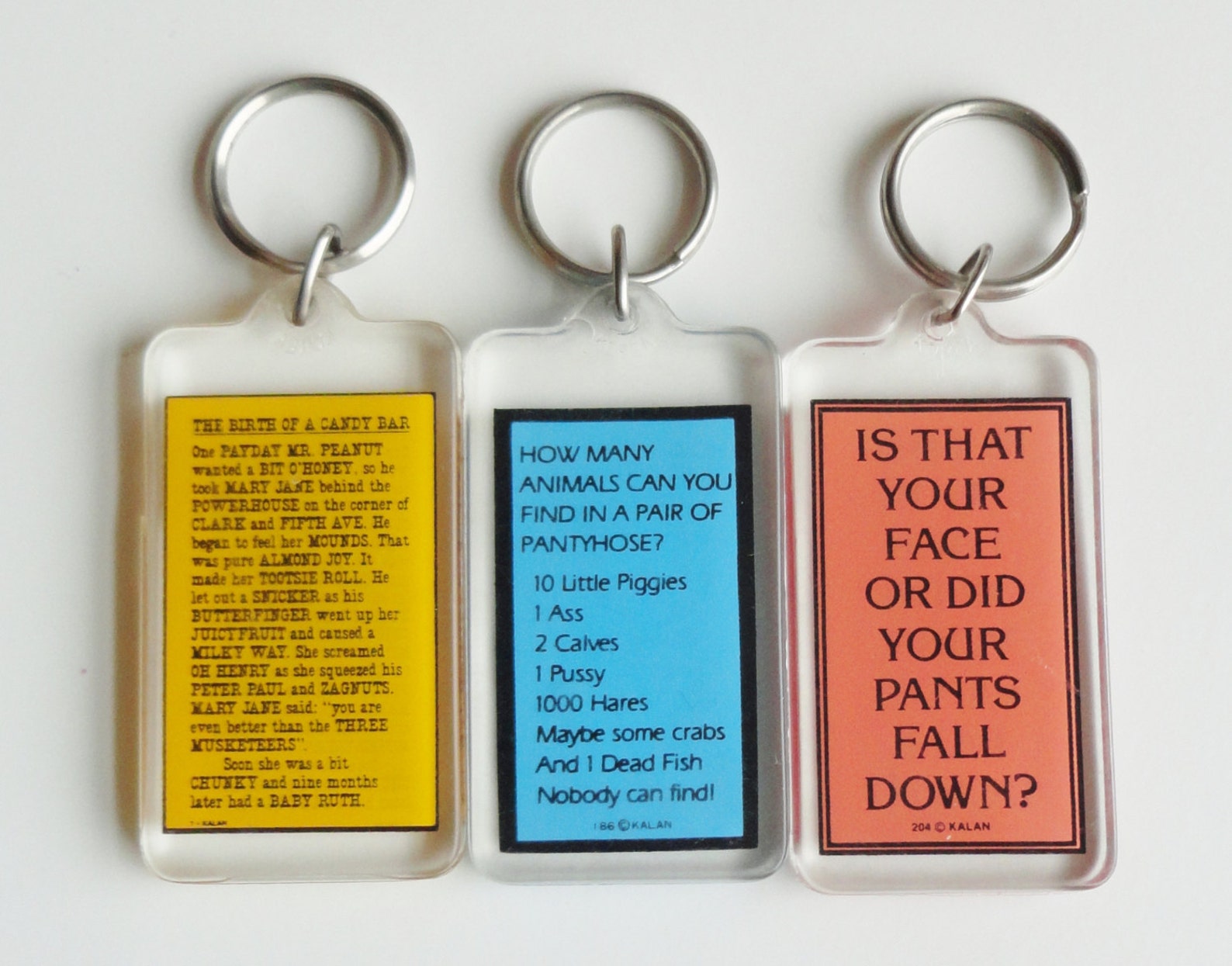 Vintage 1980s 90s Key Chains Retro Backpack Zipper Pull GUY - Etsy