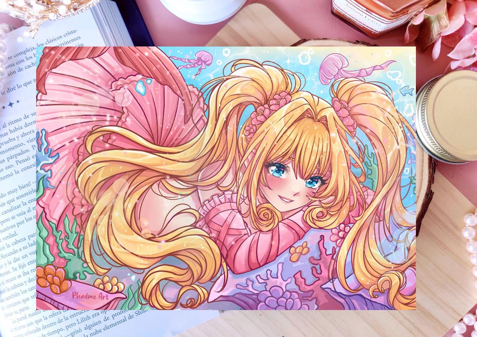 Print "the Mermaid" / Luchia / Anime De Sirenas / Fanart / Anime ...