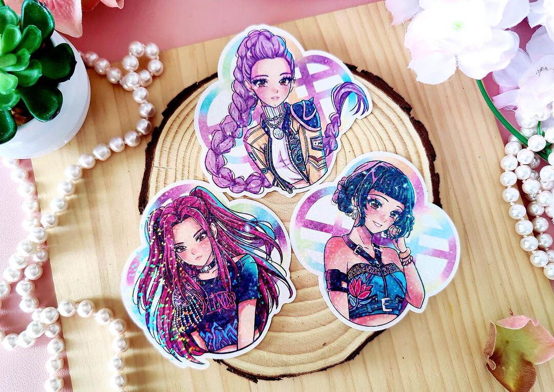 Stickers HUNTRIX / Anime / Manga / Cazadoras De Demonios / Idol KPOP - Etsy