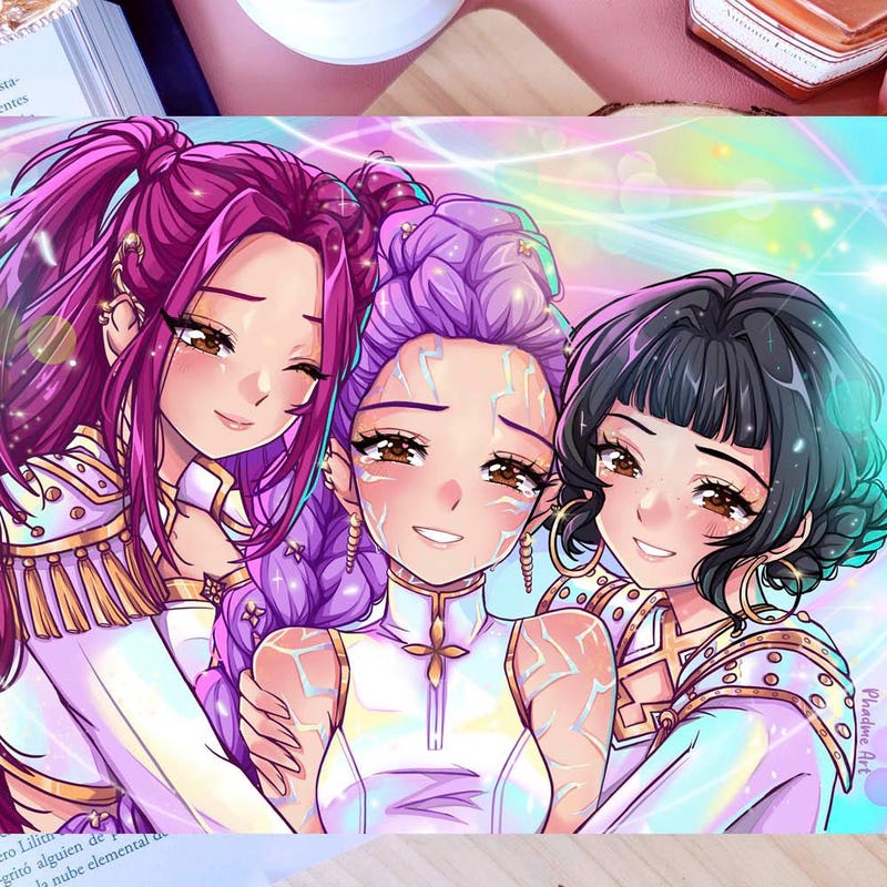 Kpop demon hunter diamond painting - Etsy.de