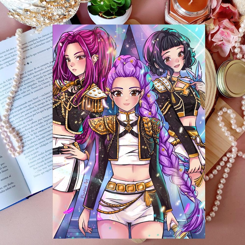 Mira Fanart Kpop Demon Hunters - Etsy