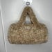 Purse Crochet Dufflebag Handmade Mini Bag Fluffy Fuzzy - Etsy