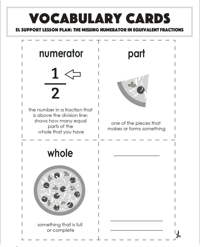 Equivalent Fractions Activity, Math Practice Worksheets, Math Coloring ...