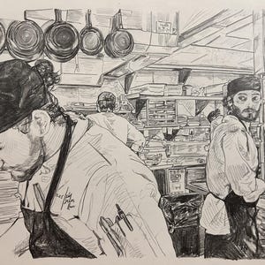 Custom Food Art Illustration - Hand-drawn Artwork for Personalized ...