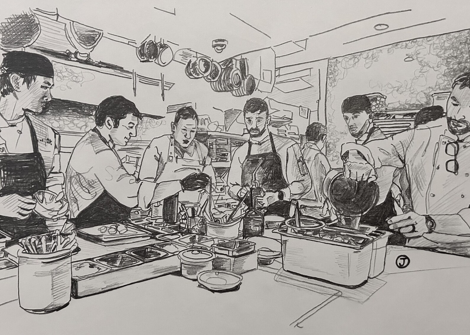 Custom Food Art Illustration - Hand-drawn Artwork for Personalized ...