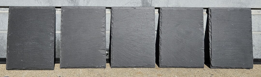 Blank Slates for Painting - Five 8" X 6" Slate Rectangles for Sign ...