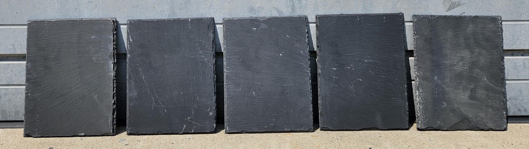 Blank Slates for Painting Five 9 X 12 Rectangles for Sign Making and ...