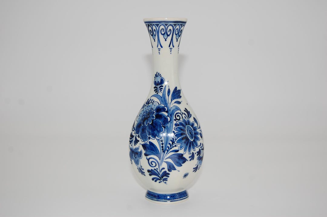 Zenith Gouda Delft Blue Vase – Hand-painted, Dutch Ceramics, Vintage - Etsy