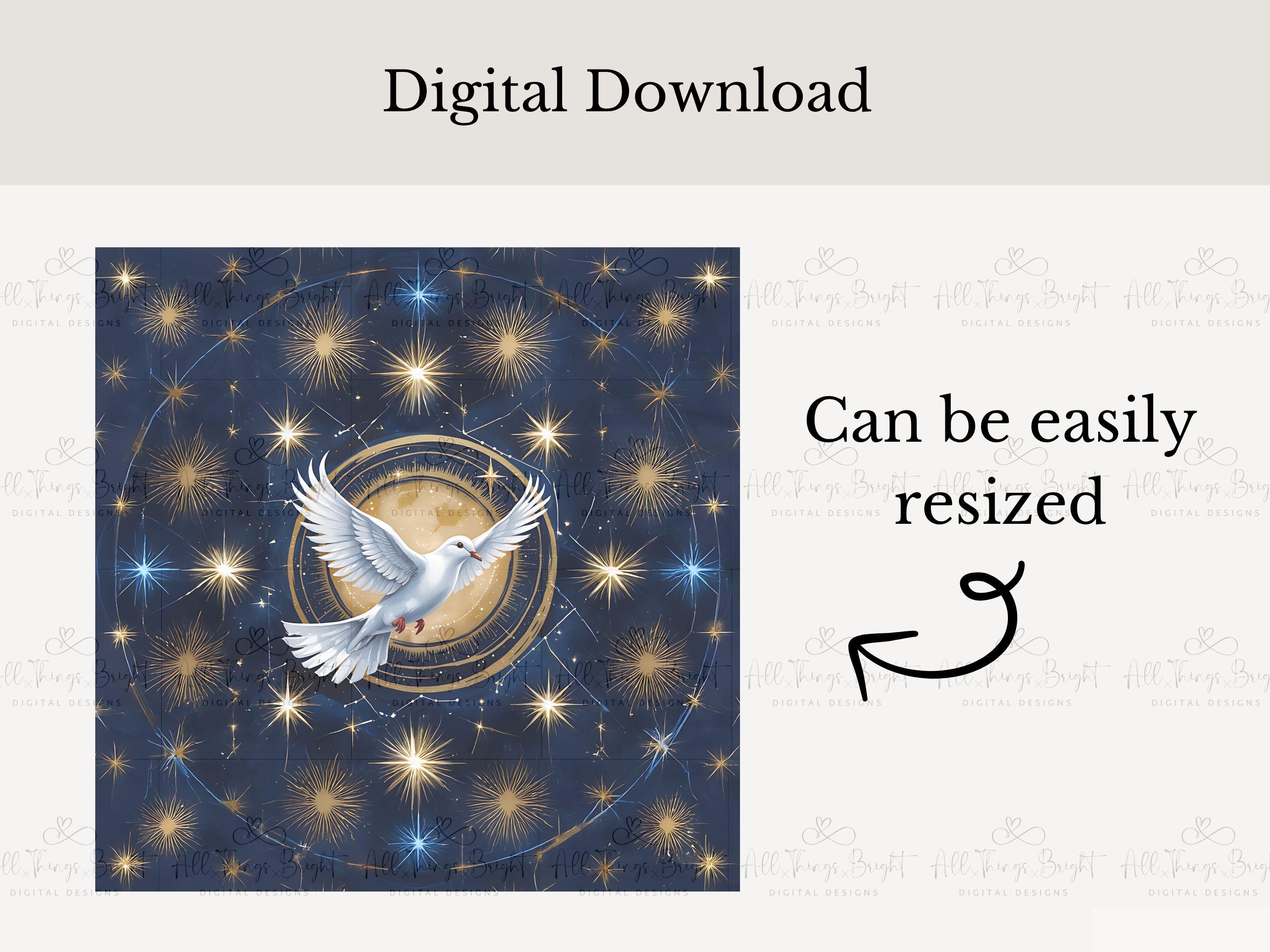 Holy Spirit Dove Wind Spinner PNG for Personal or Commercial Use ...