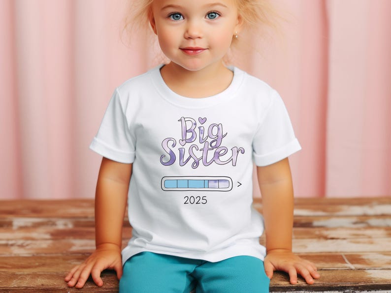 Pronto serás la hermana mayor 2025 PNG, diseño de camiseta de acuarela ...