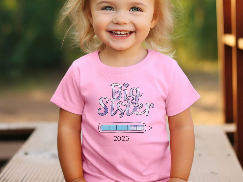 Pronto serás la hermana mayor 2025 PNG, diseño de camiseta de acuarela ...