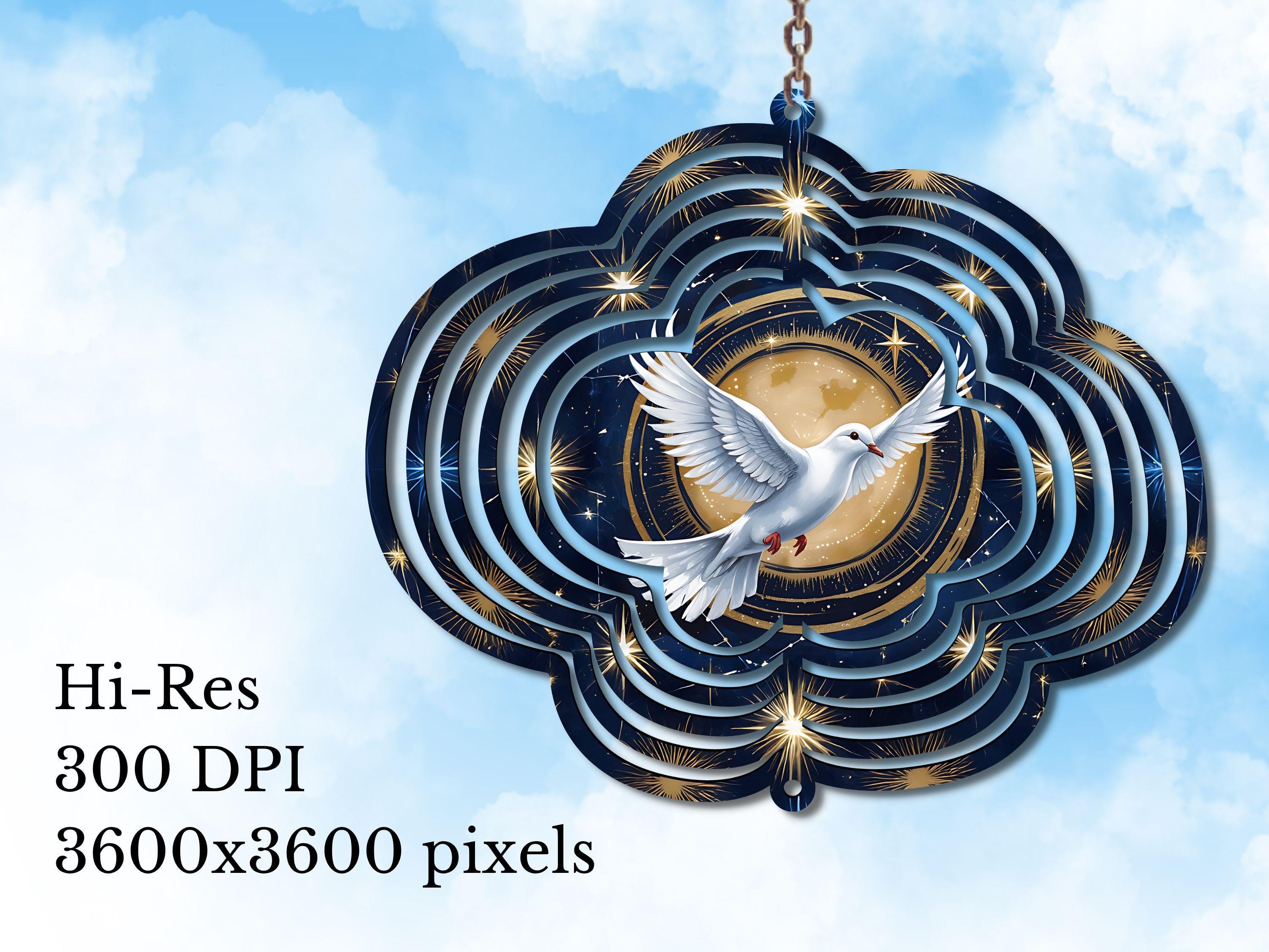 Holy Spirit Dove Wind Spinner PNG for Personal or Commercial Use ...