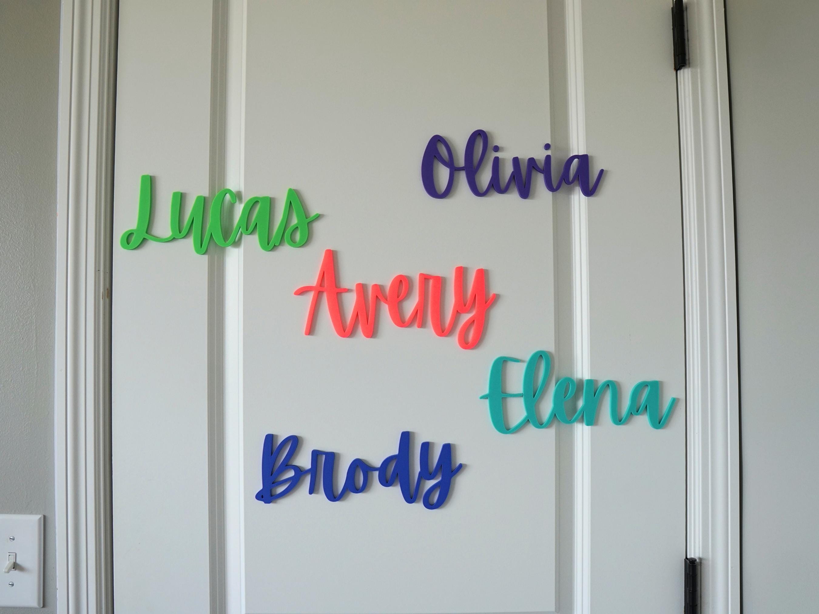 Personalized Door Sign | 3D Printed Name Sign | Custom Door Sign ...