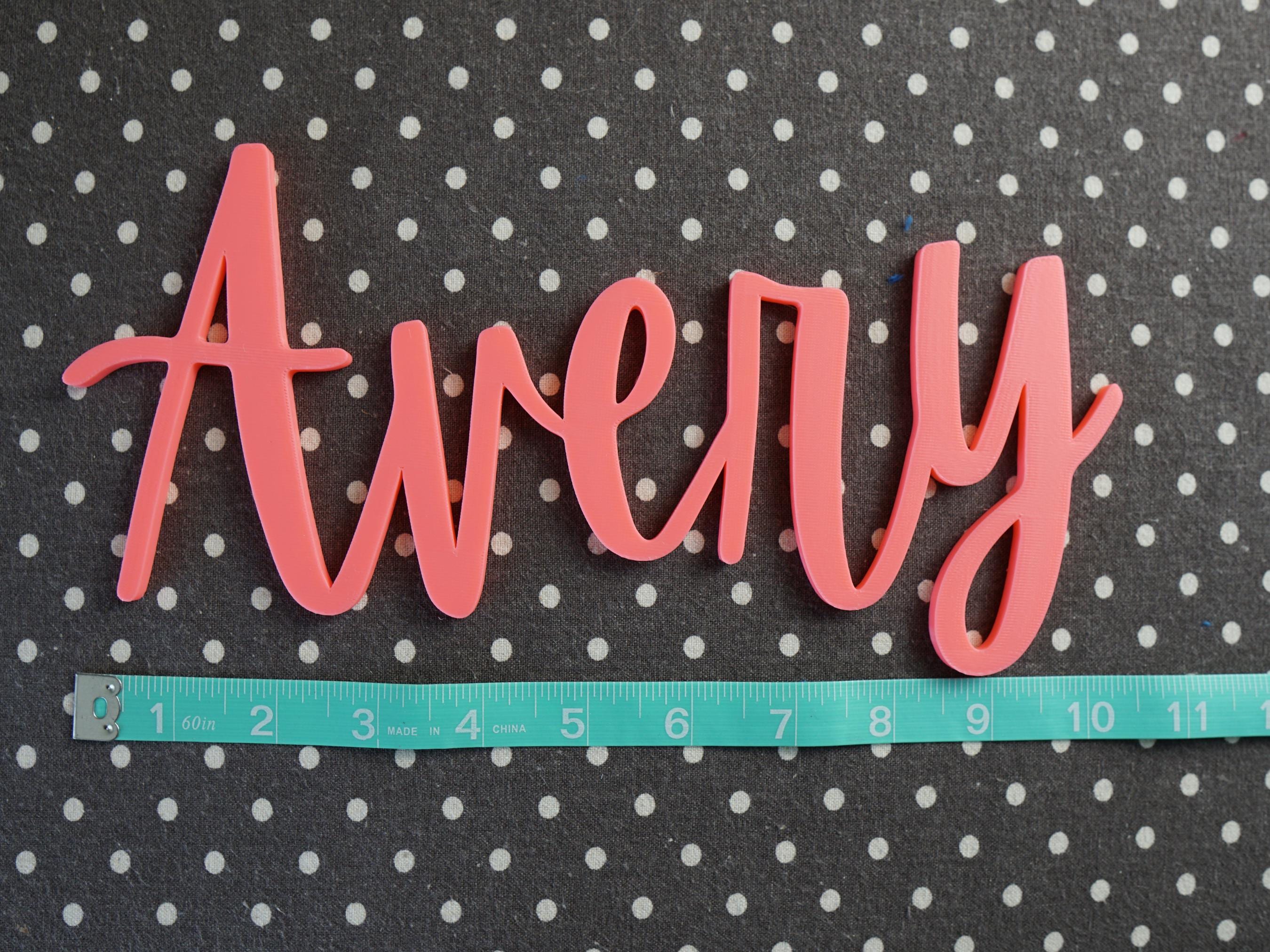 Personalized Door Sign | 3D Printed Name Sign | Custom Door Sign ...