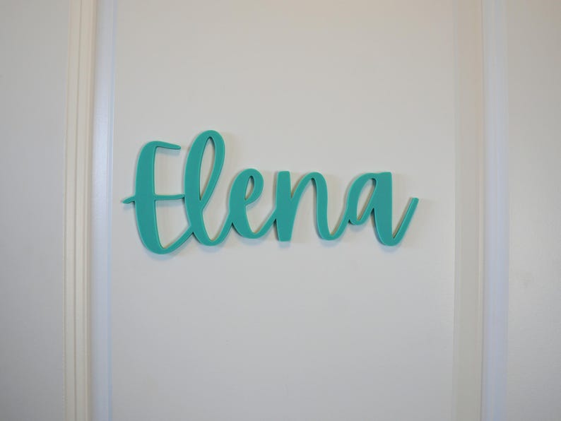 Personalized Door Sign | 3D Printed Name Sign | Custom Door Sign ...