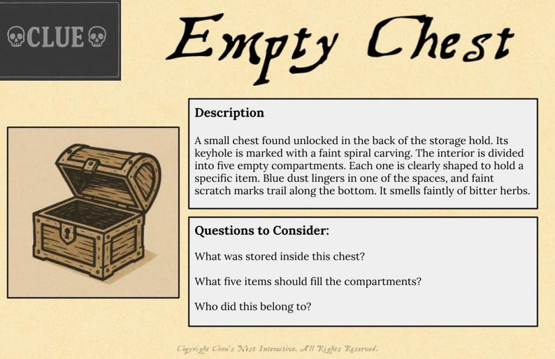 Pirate Murder Mystery Game – Blood in the Bilge, 6-25 Player (digital ...