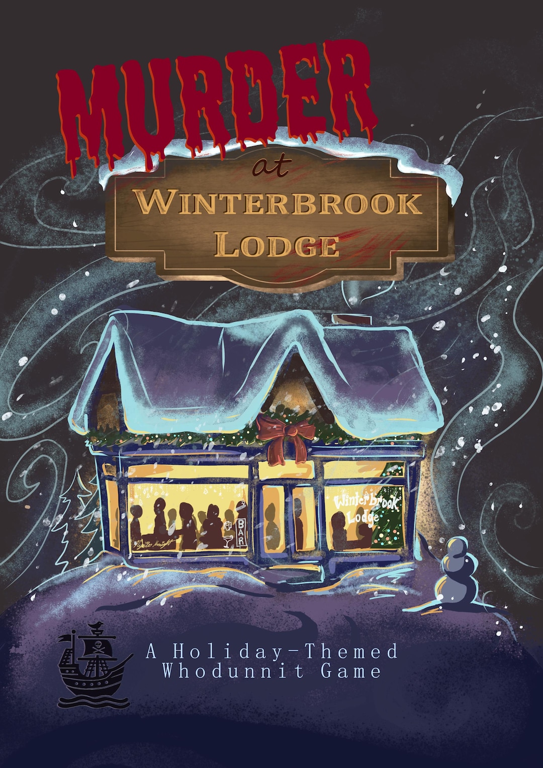 Holiday Whodunnit Game | 4 - 20 Players | Printable | Murder Mystery ...