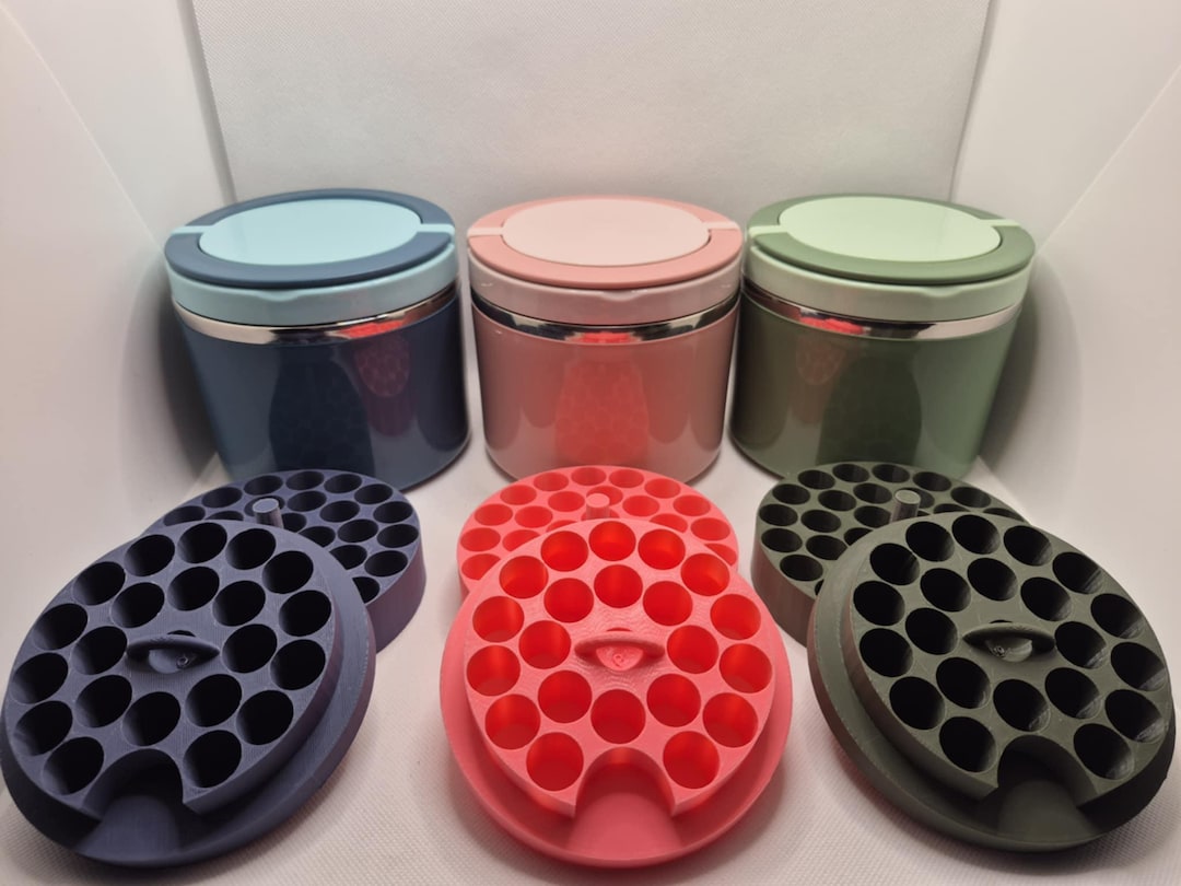 54 Vial Peptide Vial Pep Holders "vial-guard" Storage Insert W/34oz ...