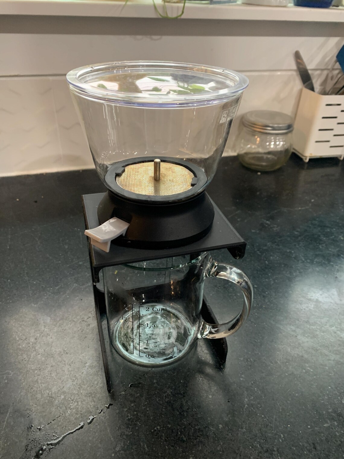 V60 Pour Over Stand – Minimal Coffee Dripper Holder for Manual Brewing ...