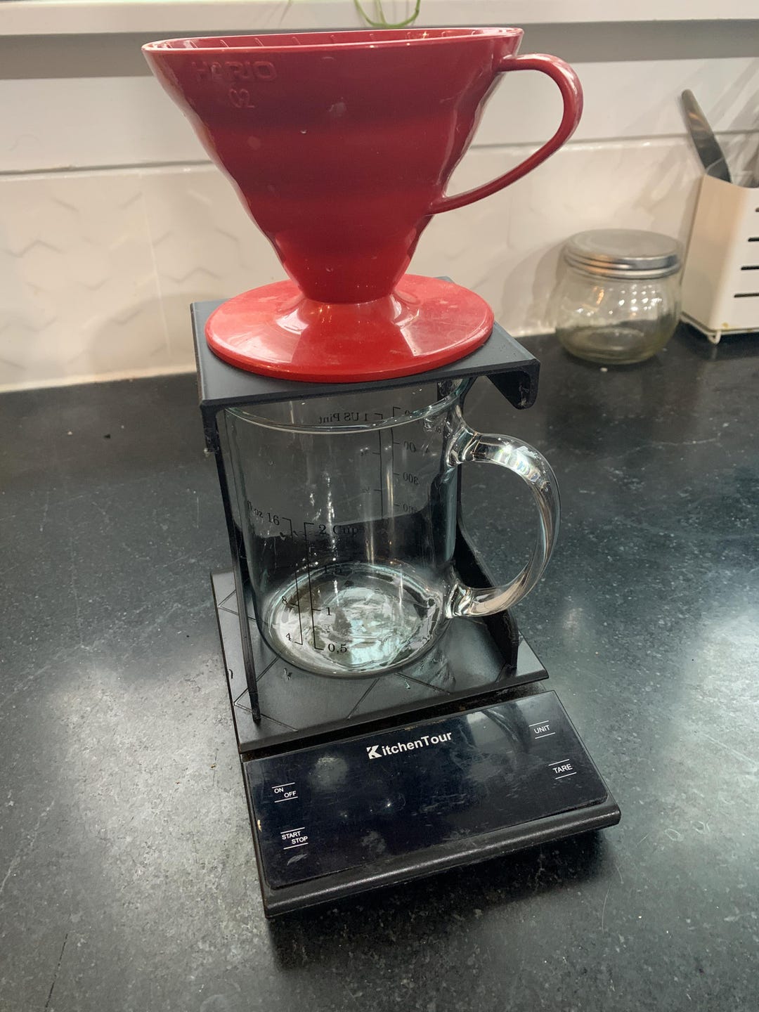 V60 Pour Over Stand – Minimal Coffee Dripper Holder for Manual Brewing ...