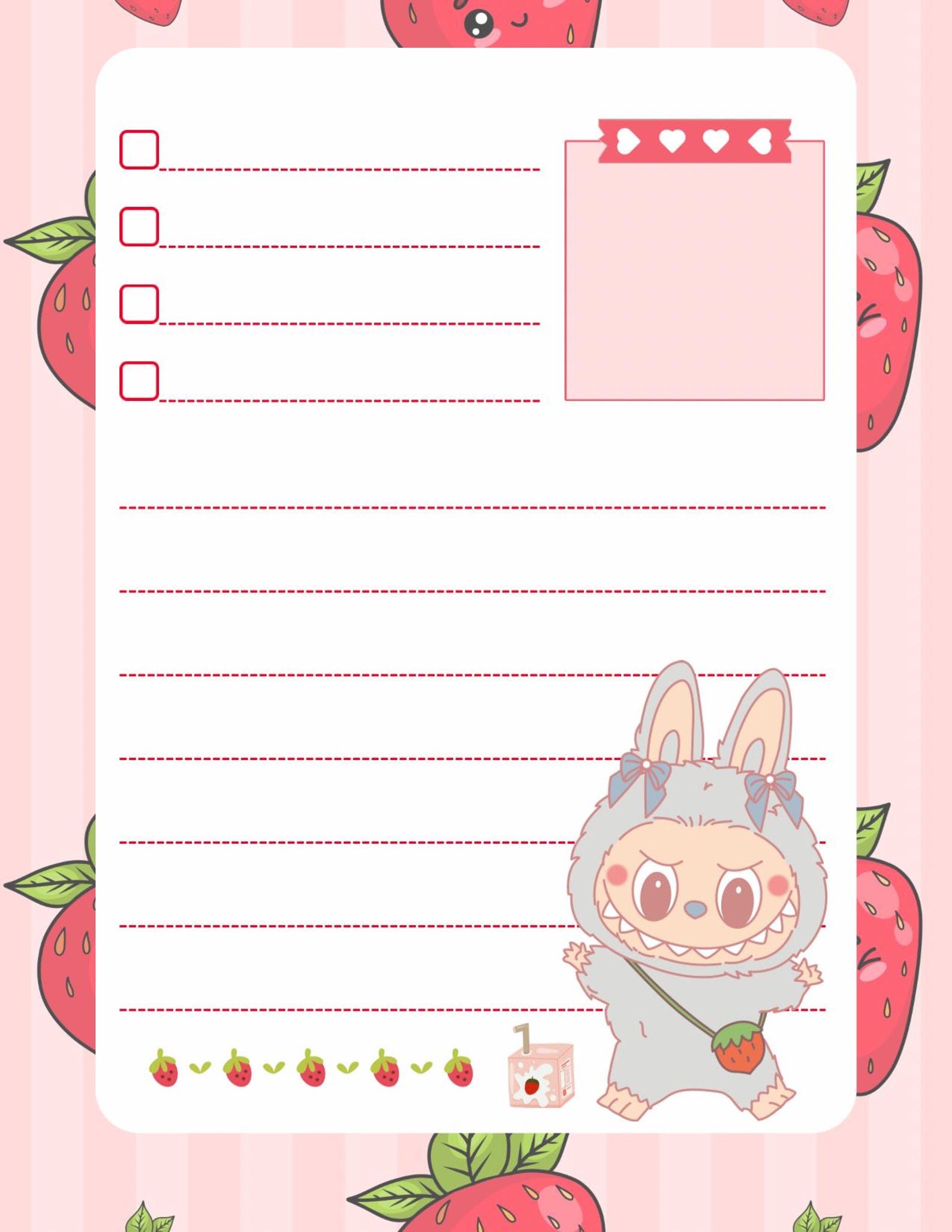 LABUBU Notepads - Etsy
