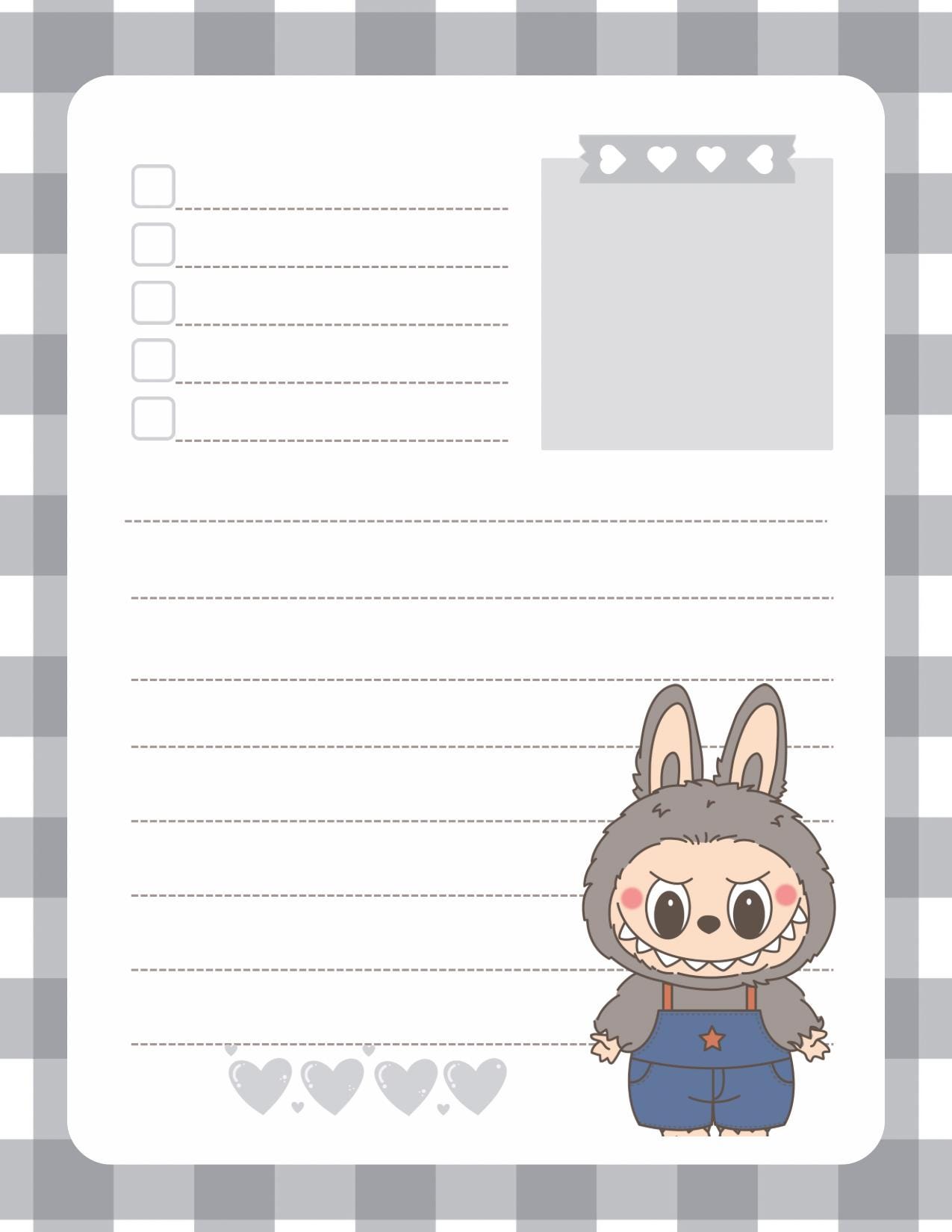 LABUBU Notepads - Etsy