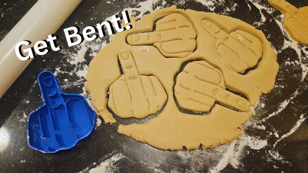 Buy Middle Finger Cookie Cutter STL File 3D Printable Funny Fuck You ...