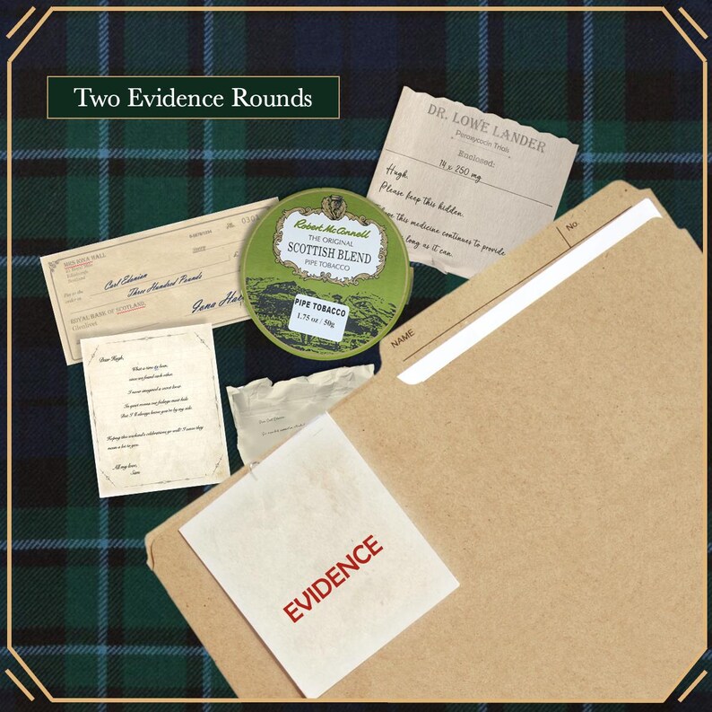 Highland Murder Mystery Party Kit | 1930s Scotland | 6 - 9 Players ...