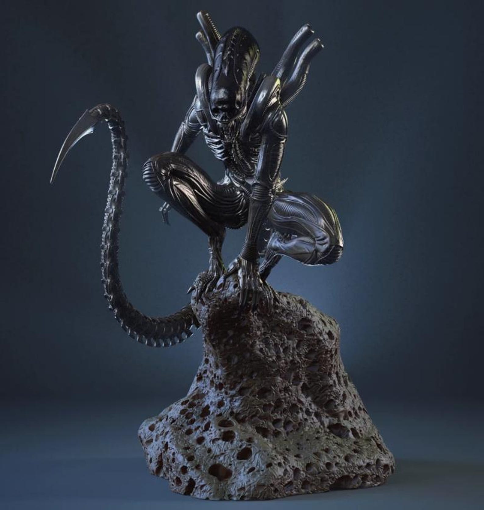 Xenomorph Alien Franchise perched - Etsy