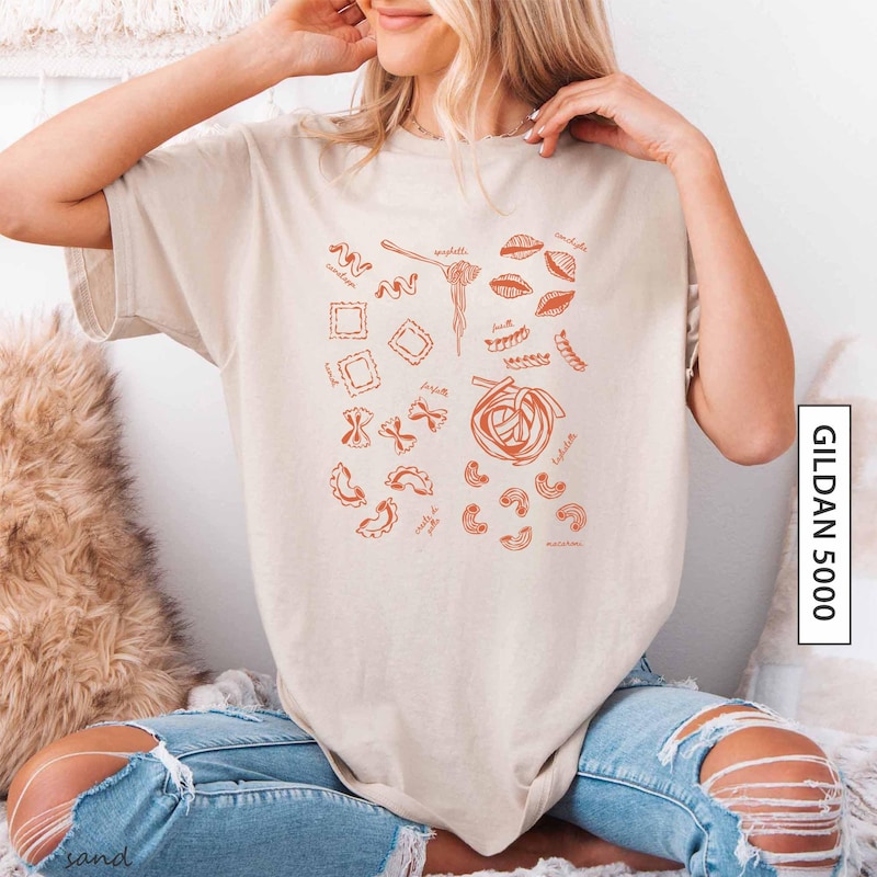 Food Graphic Tees - Etsy