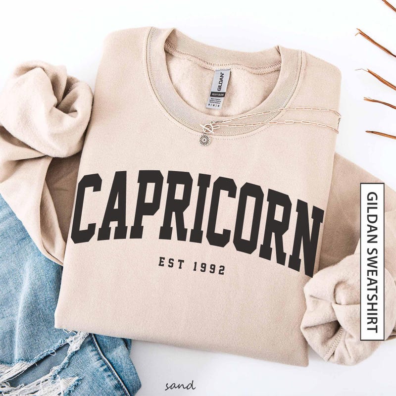 Capricorn Sweatshirt Men - Etsy