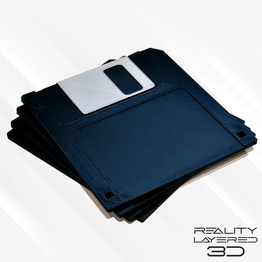 Floppy Disk Coasters, Vintage Tech Drink Holders, Retro 90s Computer ...