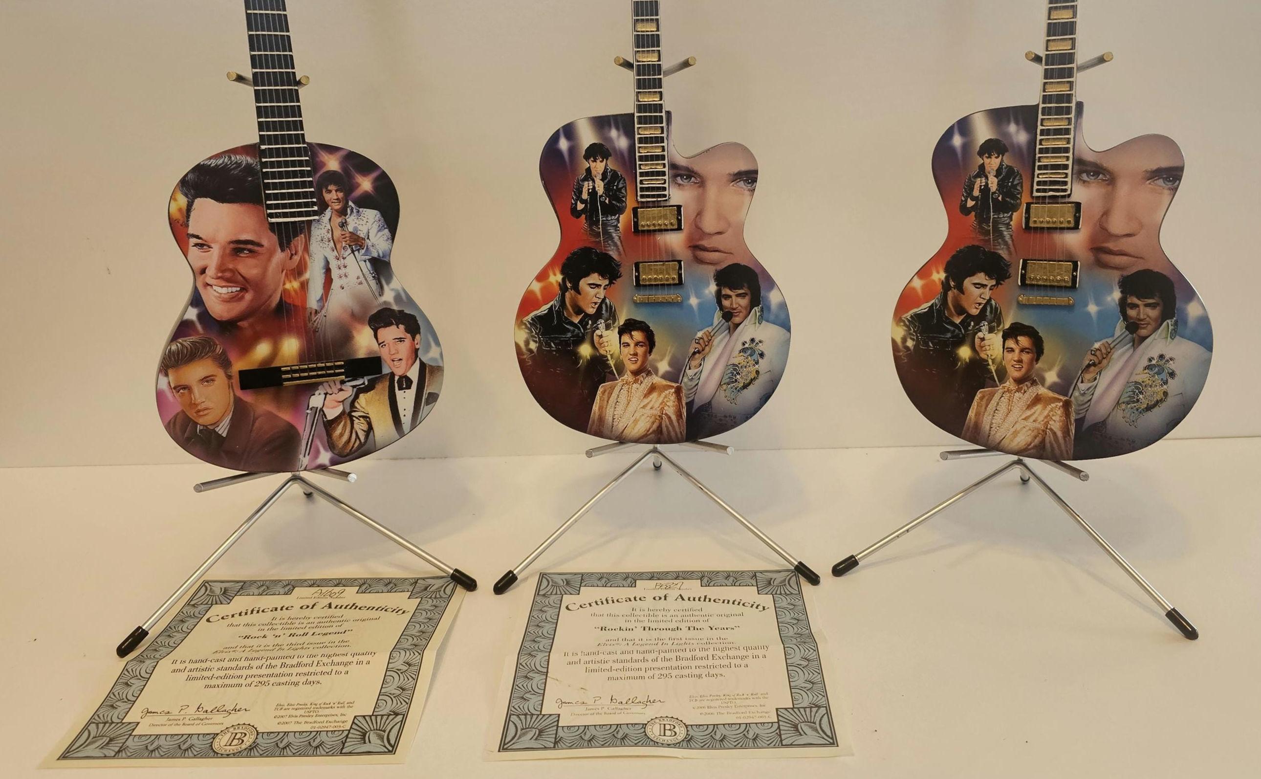 Bradford Exchange Elvis Presley Mini Guitars Sold Separately - Etsy
