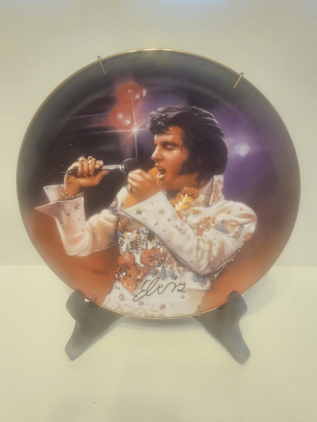 Elvis Presley Memorabilia Plates 68 Comeback Special W/ Coa - Etsy