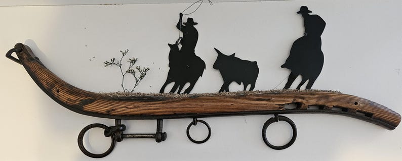 Western Themed Antique Horse Yoke Art - Etsy