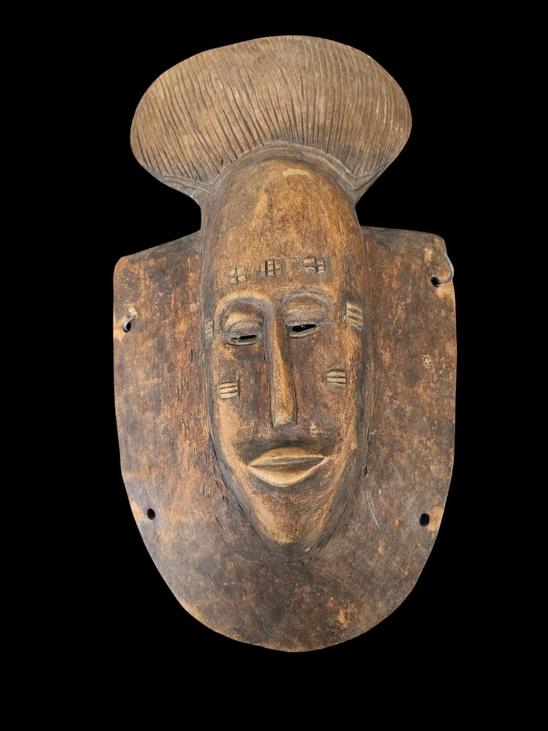 Vintage African Wall Art, Baoule, Baule Mask, Prince, Ivory Coast ...