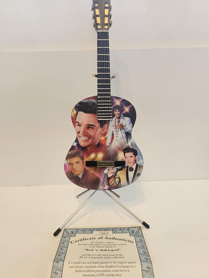 Bradford Exchange Elvis Presley Mini Guitars Sold Separately - Etsy