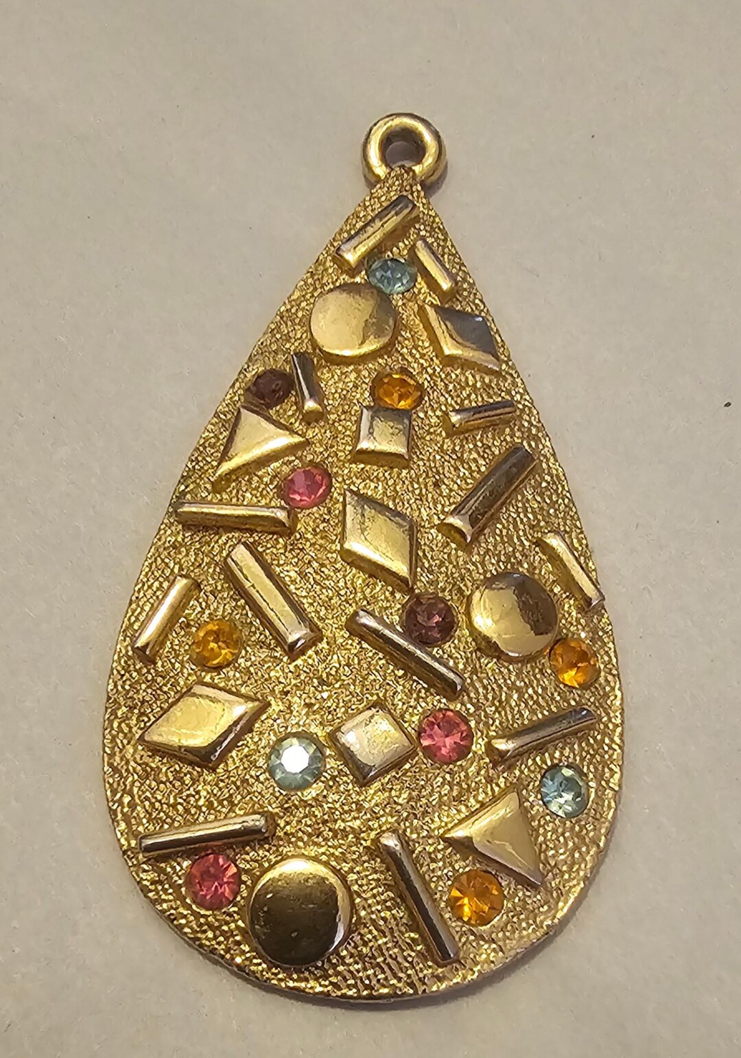 Vintage Sarah Coventry Sultana Teardrop Pendant - Etsy