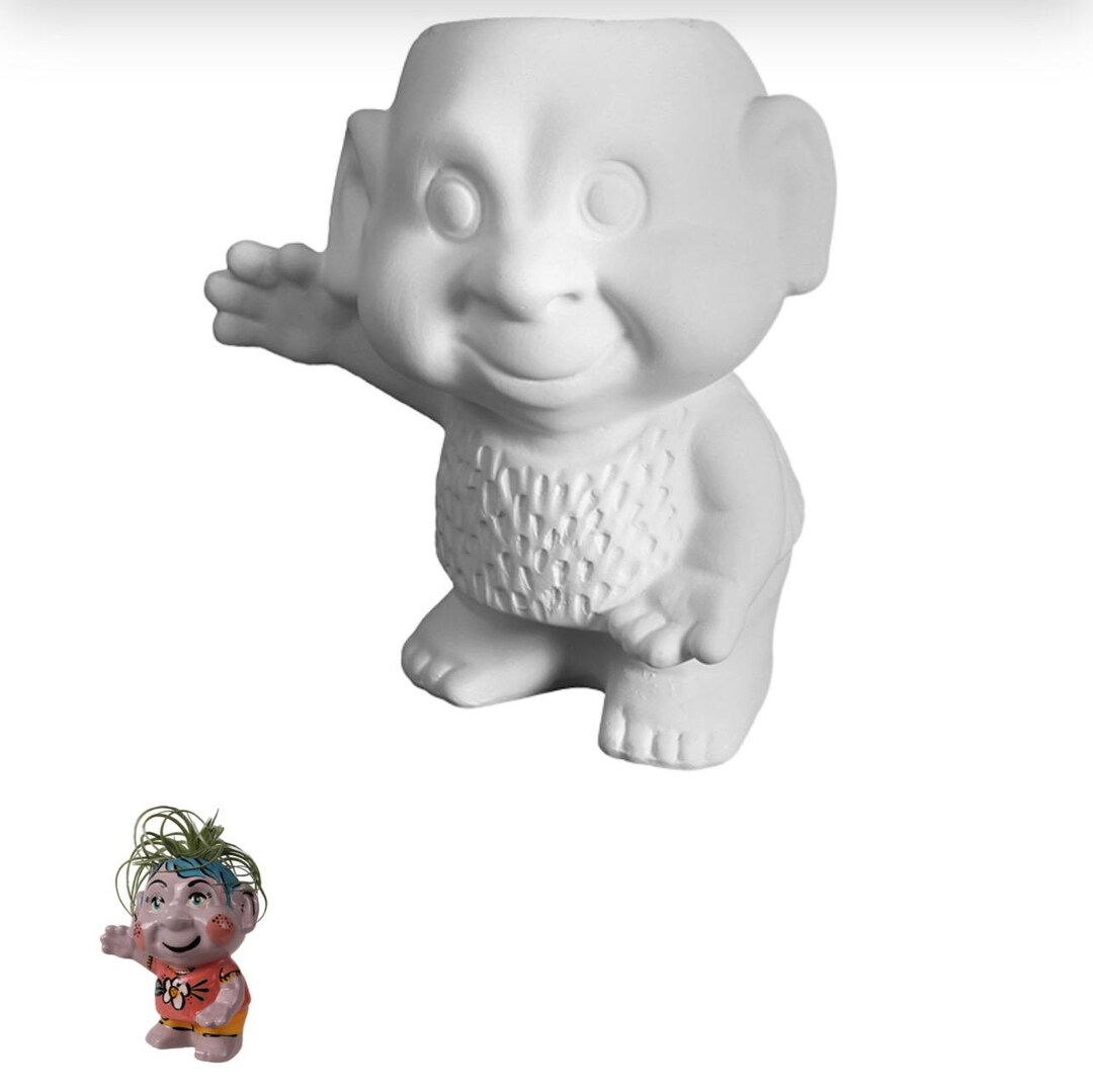Troll Planter - Etsy