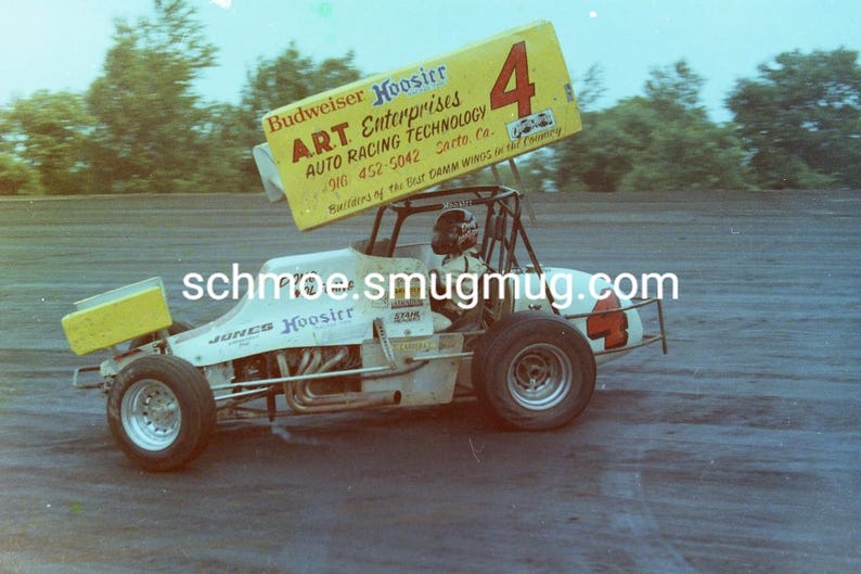 DOUG WOLFGANG 8x10, 1982 - Butler Speedway, WOO Sprint Cars; #882-17 - Etsy