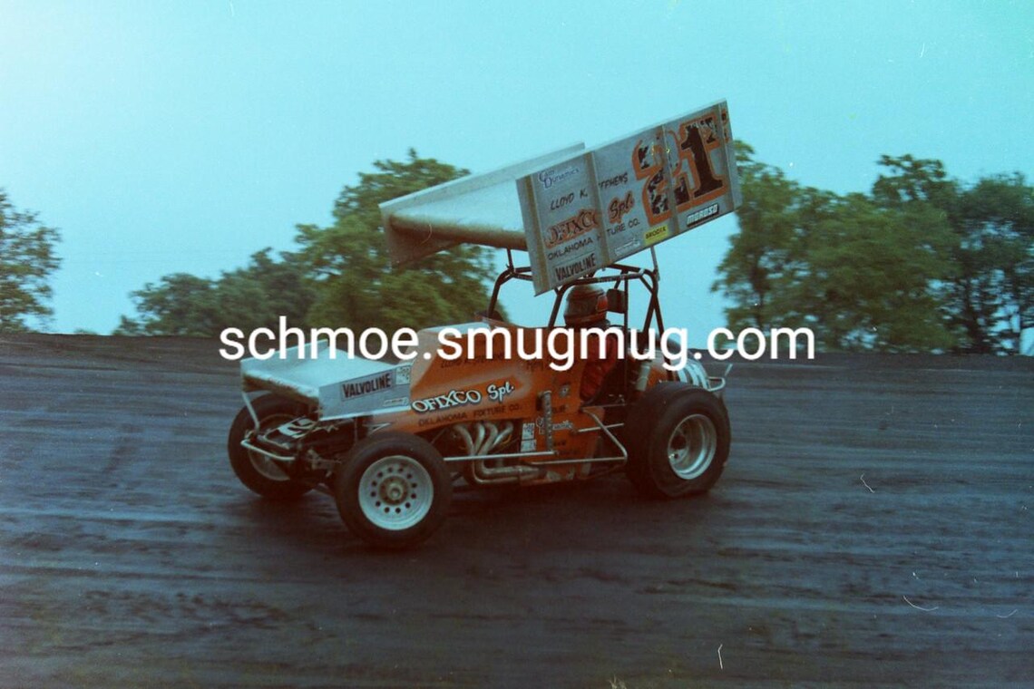 RON SHUMAN 8x10, 1982 - Butler Speedway, WOO Sprint Cars; #882-16 - Etsy