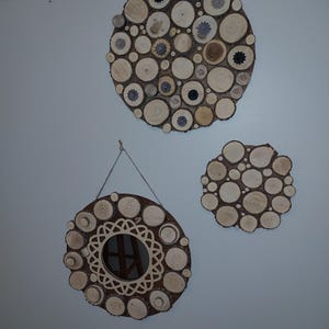 Wood Circle Wall Decor Tree - Etsy