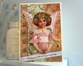 Victorian style card | Etsy