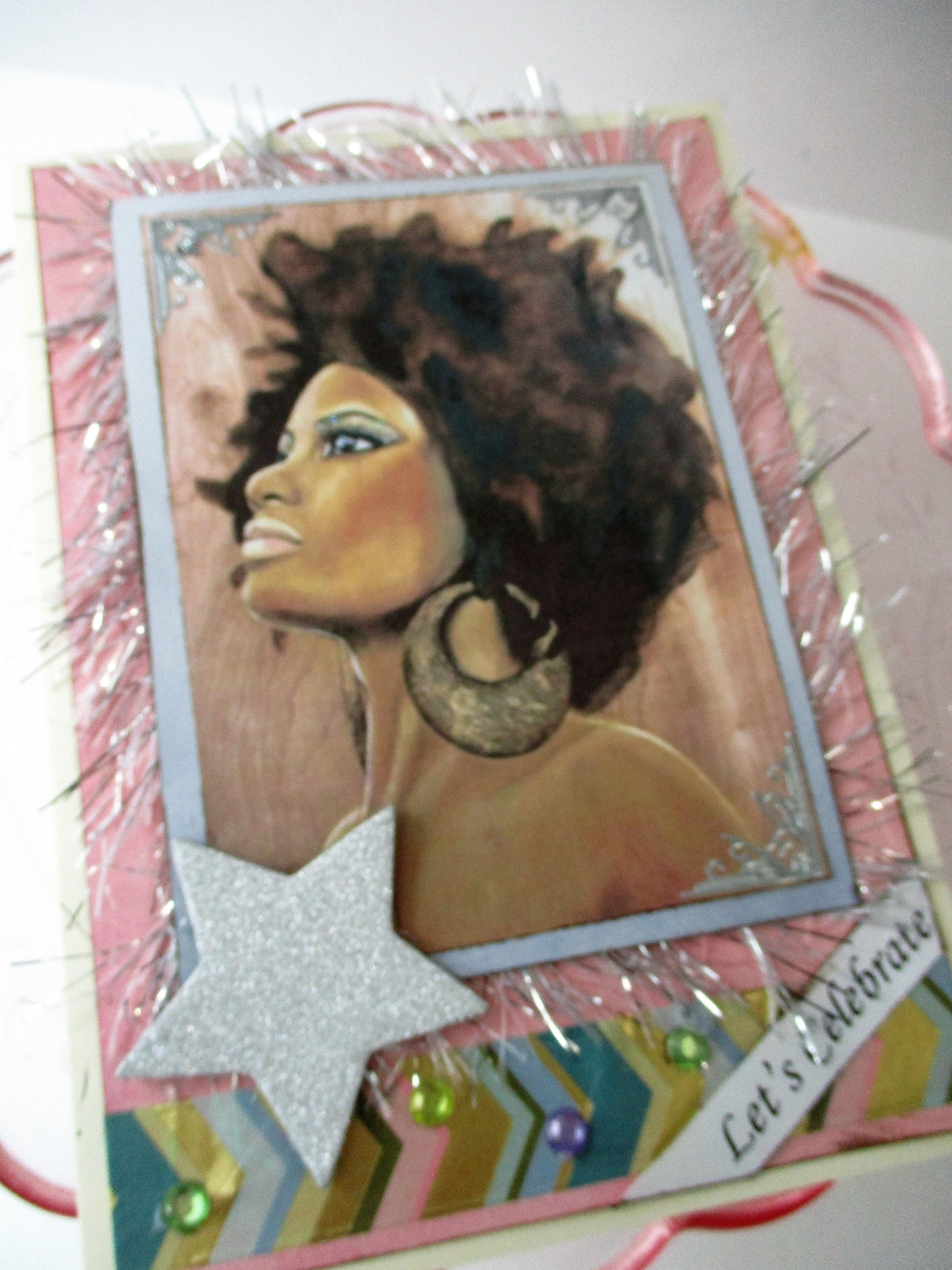 BIRTHDAY Card, African American, Greeting Card, Chic Card, Handmade ...