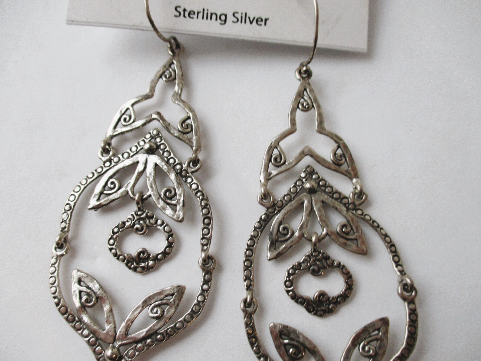 Noa Zuman Sterling Silver Dangling Earrings Vintage Dangling - Etsy