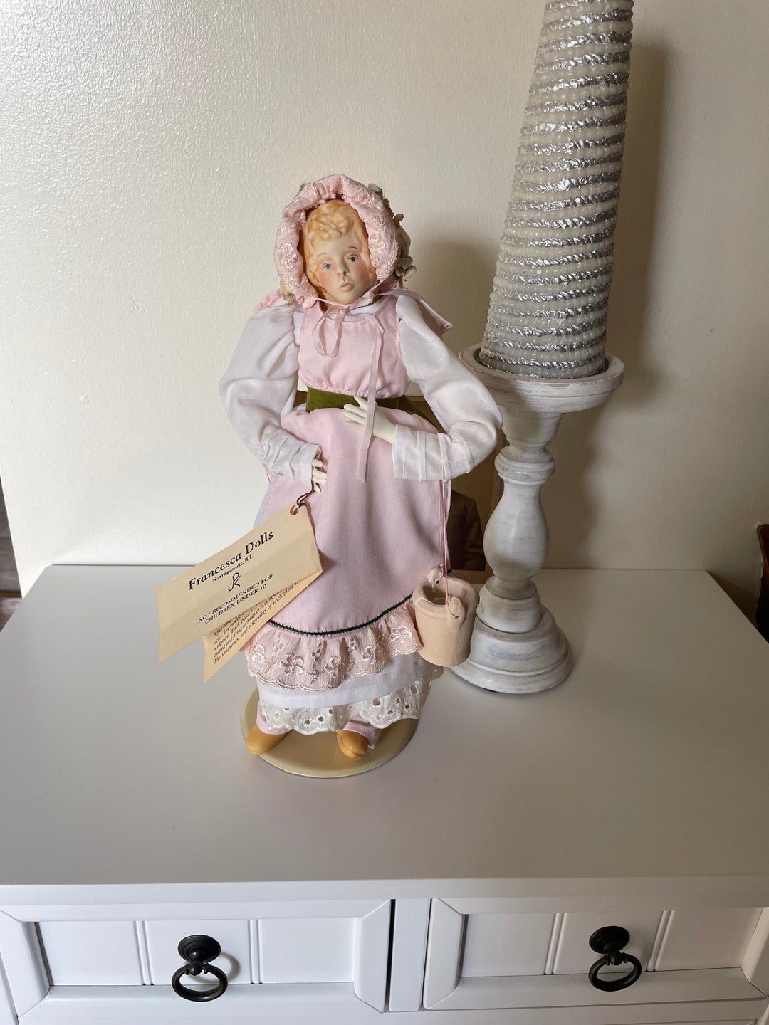 Francesca Doll Americana Collection Dairy Maide Signed Ceramic 1982 - Etsy