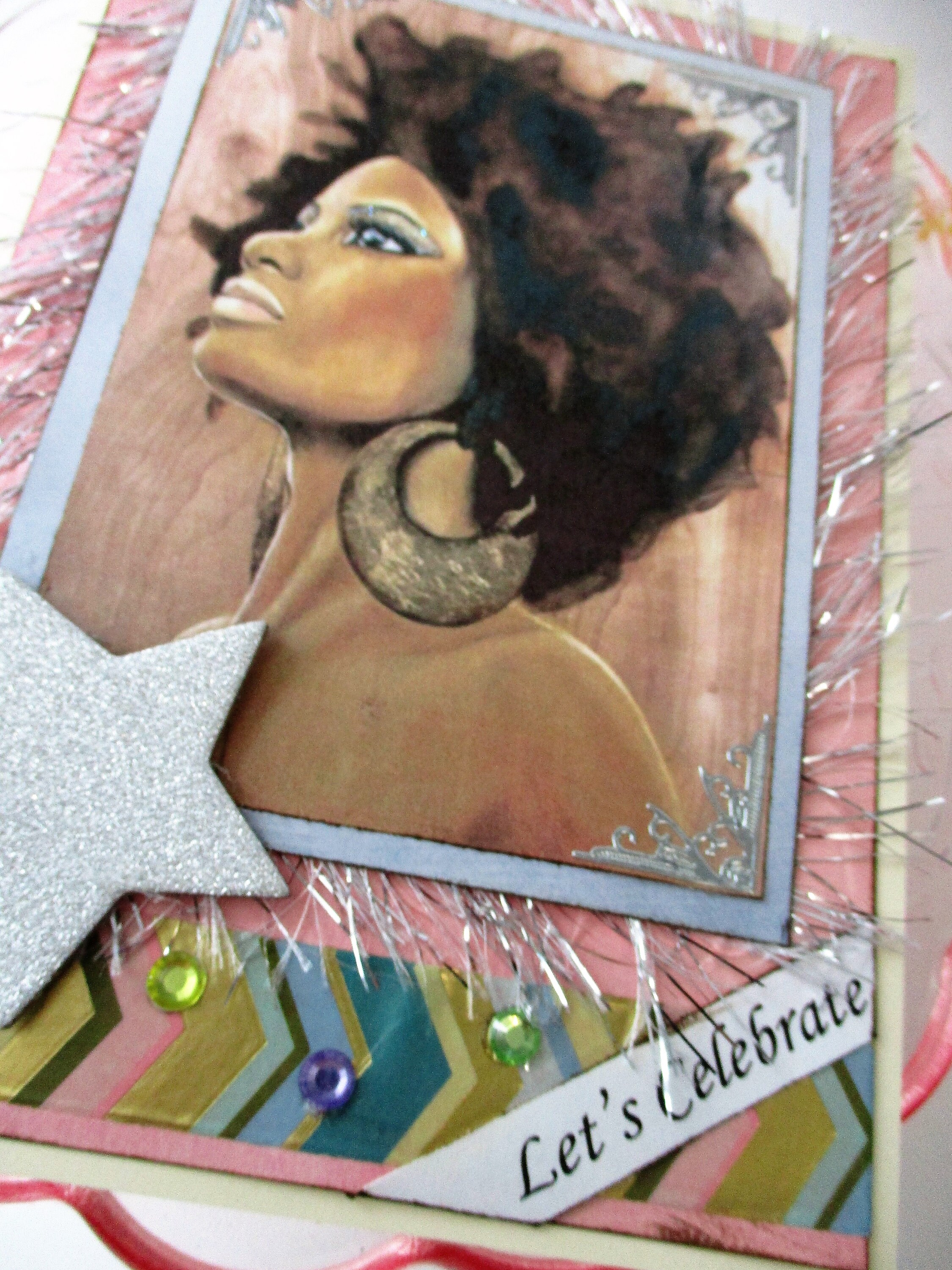 BIRTHDAY Card, African American, Greeting Card, Chic Card, Handmade ...