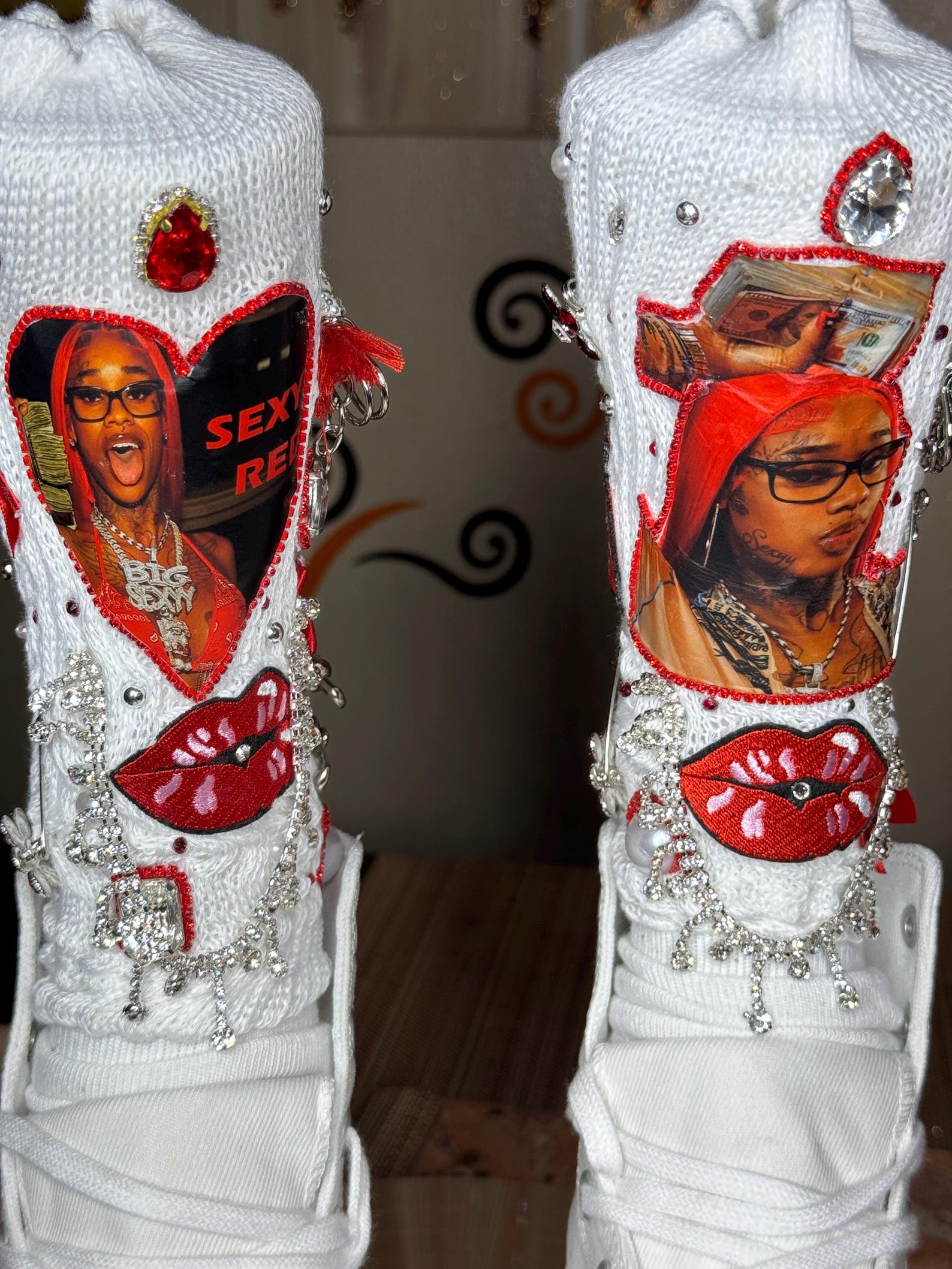 Junk Socks, Socks, Bling Socks, Custom Socks, Charm Socks, Jewel Socks ...